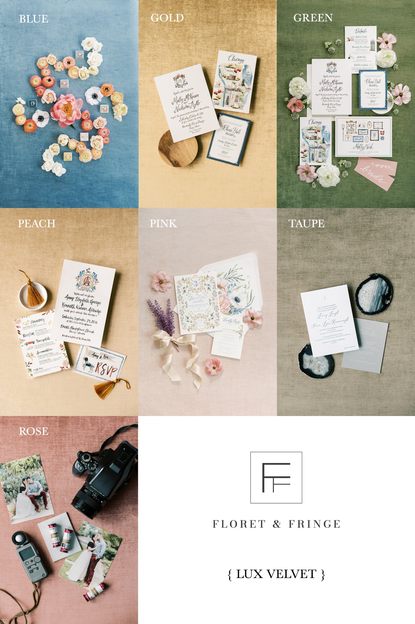 24" x 36" Lux Velvet Rollable Styling Mat – Floret & Fringe, LLC