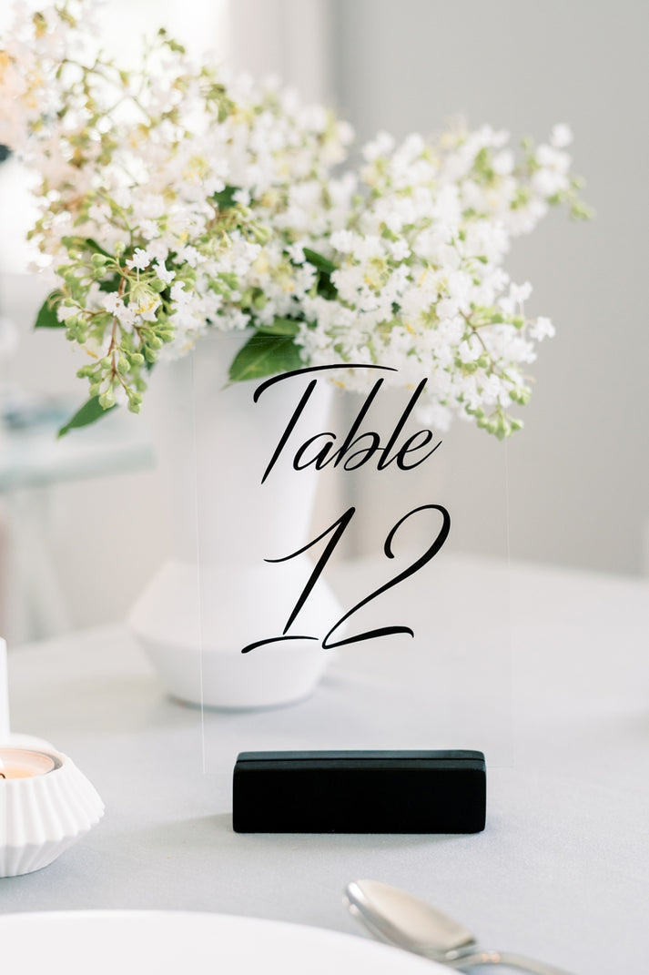 Table Number Sign Holder – Floret & Fringe, LLC